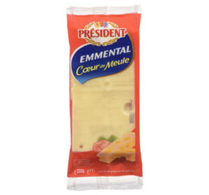 President Cheese Canada Président Emmental Coeur De Meule Plaquette ...